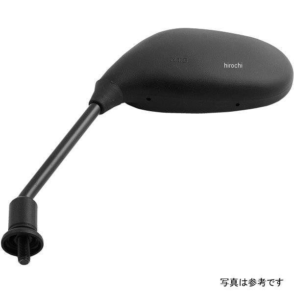 NTB ミラー 楕円型サイズ:8mm逆ネジ 右側カラー:黒1個売り【仕様説明】転倒などで損傷しやすく安全面で欠かせないパーツです。ヨーロッパ規格認証の、ゆがみがない鮮明度の高いNTBミラーを 自信を持ってお奨め致します。左側 正ネジ MR-...
