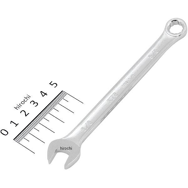 MS2-3/8-F KTC 京都機械工具 コンビネーションレンチ (インチ)です。サイズ(mm)：9.5スパナ部幅(mm)：21.5メガネ部幅(mm)：16スパナ部厚み(mm)：4.5メガネ部厚み(mm)：6.5全長(mm)：151質量(g...