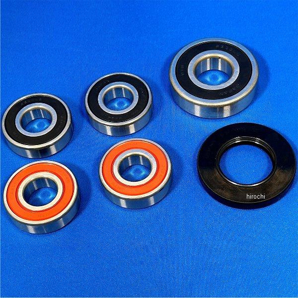 m-tech ホイールベアリングセット88年 スズキ GSX-R1100JNTN高精度ベアリング使用、全てC3規格リアスプロケットハブ用のダストシール付属純正の片面シールタイプや錆びやすい鋼板シールタイプから、両面ゴムシールのタイプへ交換す...