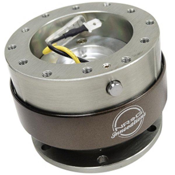 NRG Quick Release Gen 2.0 - Gunmetal Body / Titanium Chrome Ringメーカー：NRGメーカー品番：SRK-200GM・掲載画像は、カタログより抜粋した参考画像となっております。ご不...