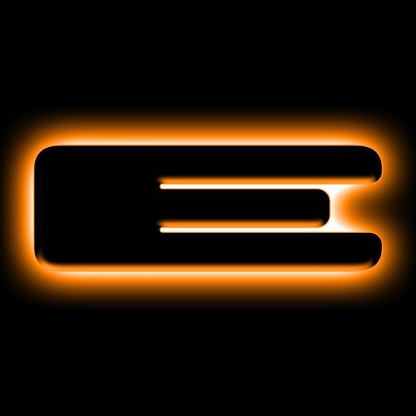 ORACLE Lighting Universal Illuminated LED Letter Badges - Matte Blk Surface Finish - Eメーカー：ORACLE Lightingメーカー品番：3141-E-...