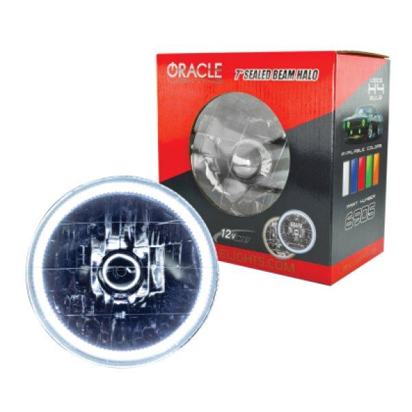 Oracle Pre-Installed ライト 7 IN. Sealed Beam - White Halo SEE WARRANTYメーカー：ORACLE Lightingメーカー品番：6905-001・掲載画像は、カタログより抜粋した...
