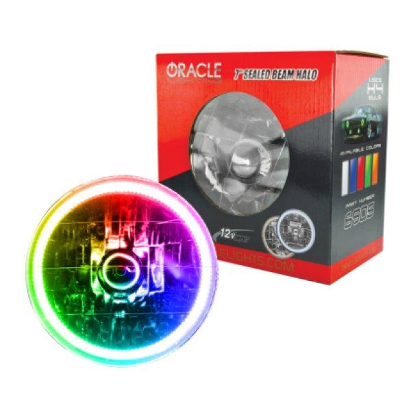 Oracle Pre-Installed ライト 7 IN. Sealed Beam - ColorSHIFT Halo SEE WARRANTYメーカー：ORACLE Lightingメーカー品番：6905-333・掲載画像は、カタログよ...