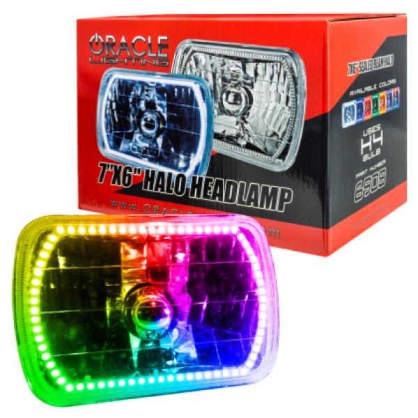 Oracle Pre-Installed ライト 7x6 IN. Sealed Beam - ColorSHIFT Halo SEE WARRANTYメーカー：ORACLE Lightingメーカー品番：6908-333・掲載画像は、カタロ...