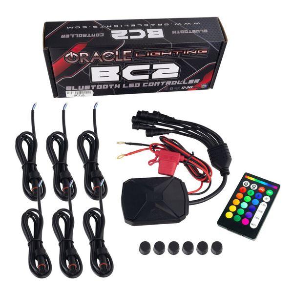 ORACLE Lighting BC2 Bluetooth ColorShift RGB LED Controller - 6 Outputメーカー：ORACLE Lightingメーカー品番：BC2-6・掲載画像は、カタログより抜粋した参...