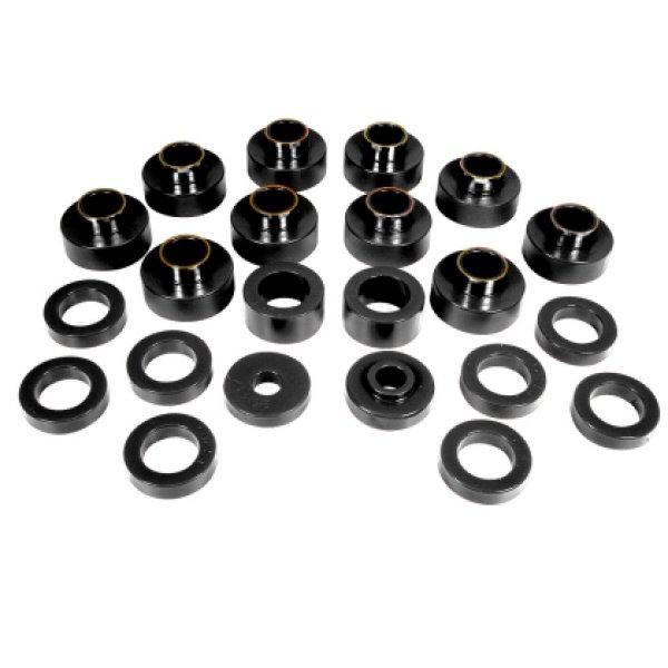 Prothane 81年-86年 ジープ CJ8 Body Mount - ブラックメーカー：Prothaneメーカー品番：1-104-BL・掲載画像は、カタログより抜粋した参考画像となっております。ご不安な場合は、メーカーサイトでのご確認...
