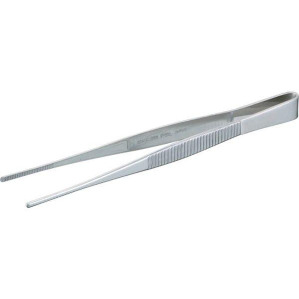 ・耐食性に優れたステンレス製です。・材質は耐食性、耐酸性に優れたステンレスです。・先端部ギザ付き。・小物などのつまみ作業。・全長(mm)：124・幅(mm)：9・先端：直/ギザ付・ステンレス(SUS430)・ESD対策仕様品ではありません・...