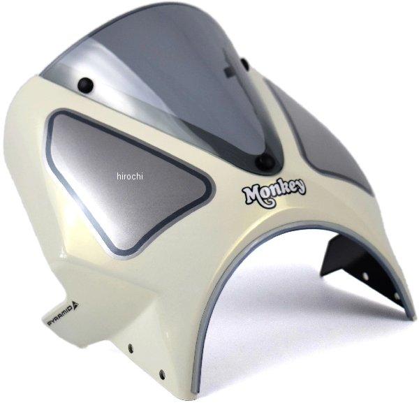 ピラミッドプラスチック Pyramid Plastics フライスクリーン 22年-23年 Monkey 125 Cream、ホワイト22年-23年 ホンダ Monkey125カラー：Cream、ホワイト※海外輸入品の為、納期予定は1-3ヶ...