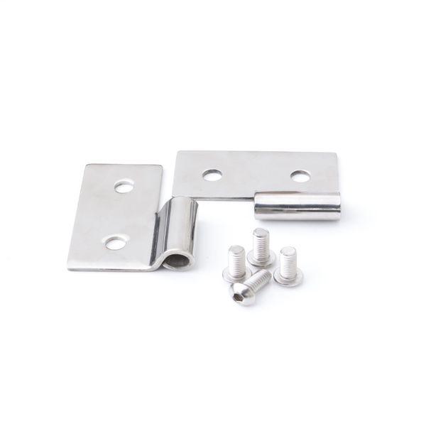 Rampage 1976-1983 ジープ CJ5 Lower Door Hinges - Stainlessメーカー：Rampageメーカー品番：7407・掲載画像は、カタログより抜粋した参考画像となっております。ご不安な場合は、メーカー...