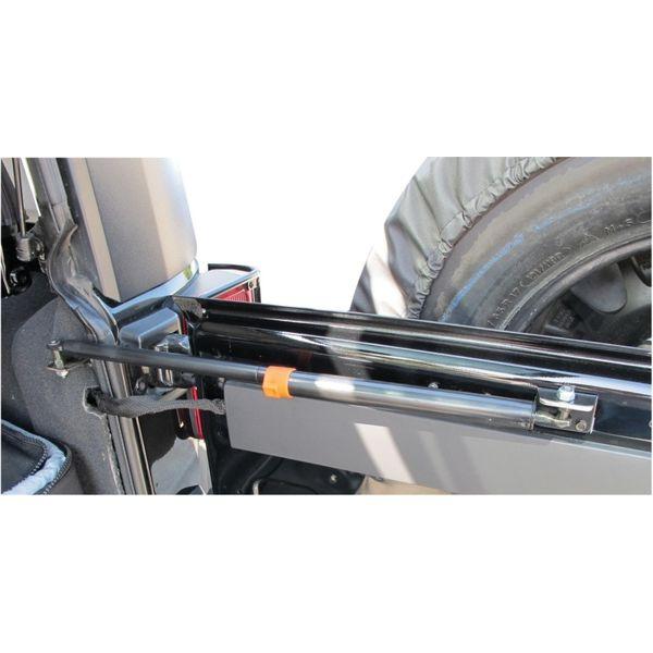 Rampage 2007-2010 Jeep Wrangler(JK) Rear Door Heavy Duty Gas Strut - Blackメーカー：Rampageメーカー品番：86618・掲載画像は、カタログより抜粋した参考画像と...