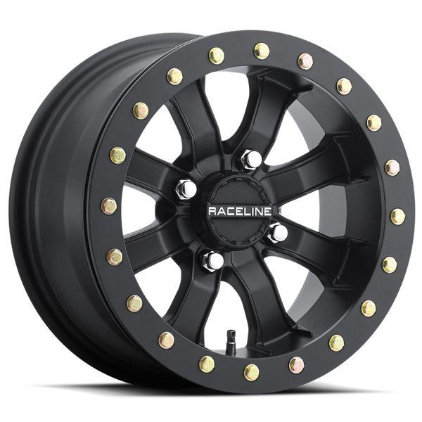 Raceline A71B Mamba 14x7in / 4x156 BP / 5mm Offset / 132.5mm Bore - Satin Black Beadlock Wheelメーカー：Racelineメーカー品番：A71B-4...