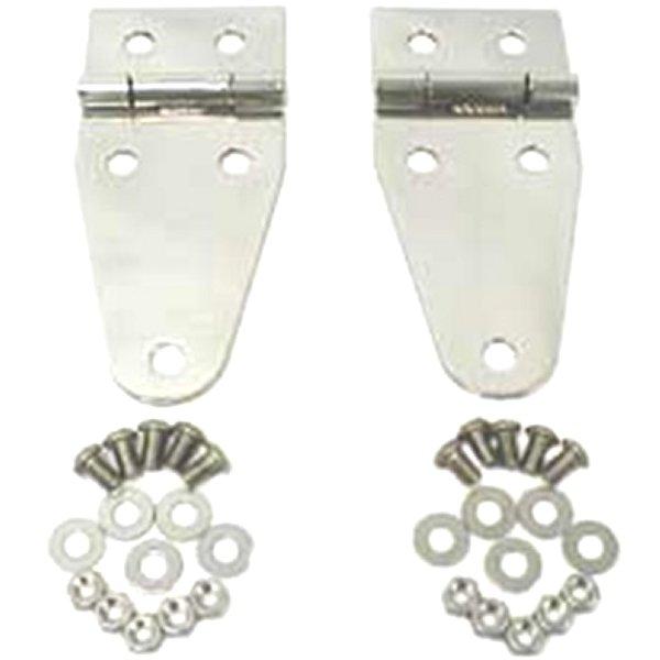 Rugged Ridge 76-95 Jeep CJ / Jeep Wrangler Stainless Steel Hood Hingesメーカー：Rugged Ridgeメーカー品番：11111.01・掲載画像は、カタログより抜粋した参...