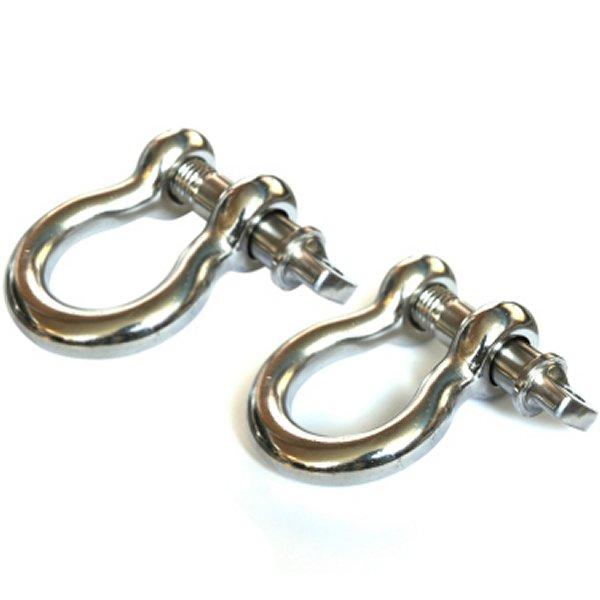 Rugged Ridge Stainless Steel 3/4in D-Shacklesメーカー：Rugged Ridgeメーカー品番：11235.05・掲載画像は、カタログより抜粋した参考画像となっております。ご不安な場合は、メーカーサ...