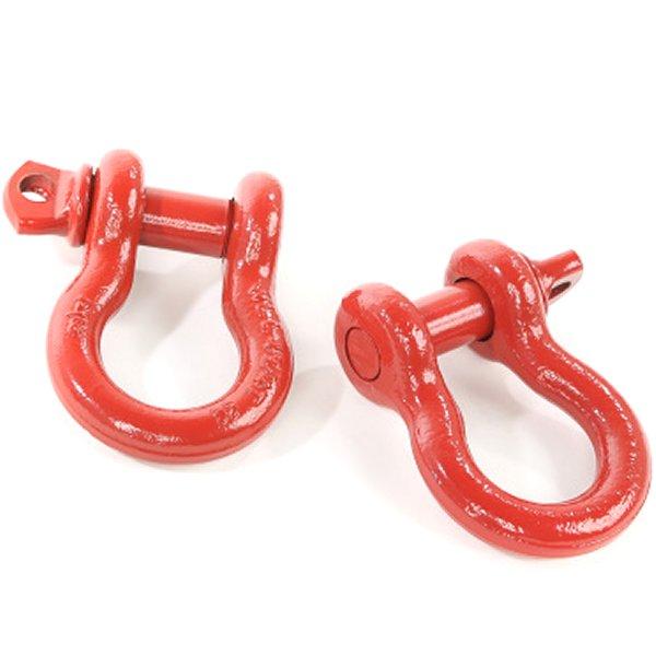 Rugged Ridge レッド 3/4in D-Shacklesメーカー：Rugged Ridgeメーカー品番：11235.08・掲載画像は、カタログより抜粋した参考画像となっております。ご不安な場合は、メーカーサイトでのご確認をお願い致...