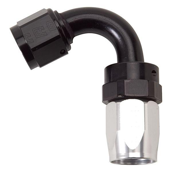Russell Performance -6 AN Black/Silver 120 Degree Tight Radius Full Flow Swivel Hose Endメーカー：Russellメーカー品番：613403・掲載画像は、...
