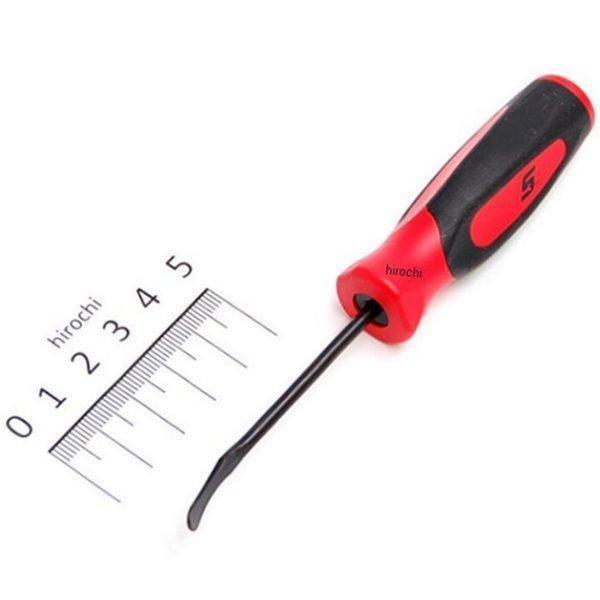 スプーンチップ シールリムーバーです。ブレード長さ (A)：2-1/2インチ全長 (B)：5-11/32インチチップスタイル：スプーンハンドルカラー：レッド※商品お届け時期につきまして、通常は一か月半前後となっておりますが仕入れ先の出荷状況...