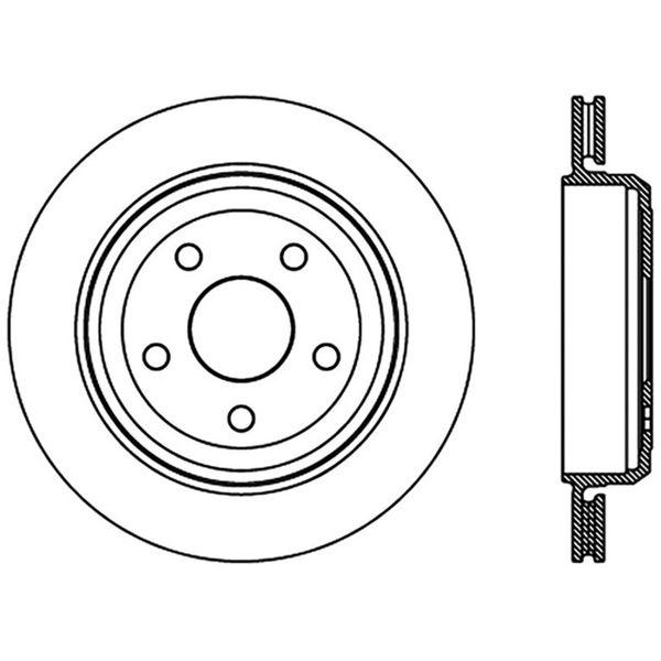 StopTech スリット Sport ブレーキローター 11年-17年 Jeep Gr、 Cherokee Excludes SRT8 メーカー：Stoptechメーカー品番：126.58007SL・掲載画像は、カタログより抜粋した参考画...