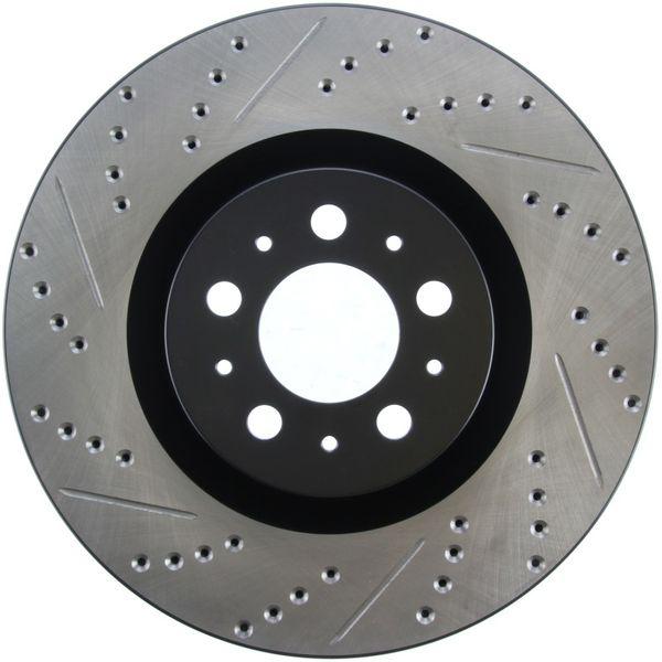 StopTech Slotted &amp; Drilled Sport Brake Rotorメーカー：Stoptechメーカー品番：127.39035R・掲載画像は、カタログより抜粋した参考画像となっております。ご不安な場合は、メーカー...