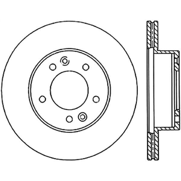 StopTech 89-92 Mazda RX-7 Slotted &amp; Drilled Right Front Rotorメーカー：Stoptechメーカー品番：127.45022R・掲載画像は、カタログより抜粋した参考画像となって...
