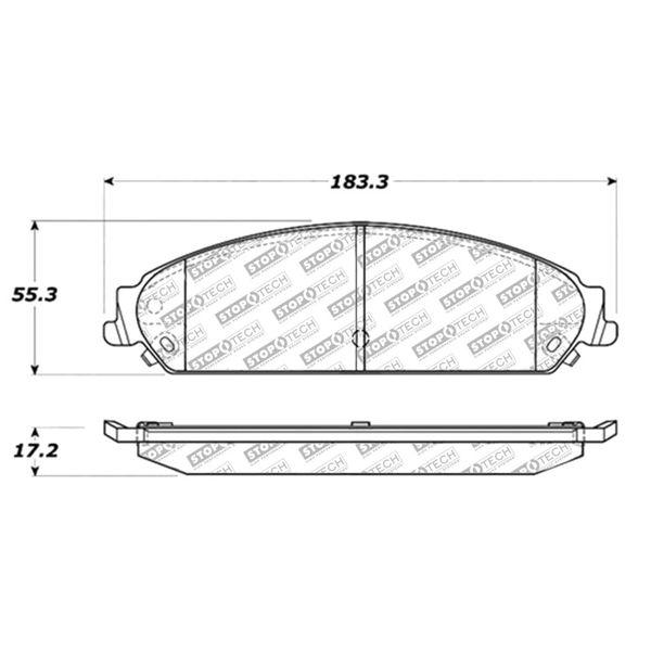 StopTech Street Select Brake Pads - Front/Rearメーカー：Stoptechメーカー品番：305.10580・掲載画像は、カタログより抜粋した参考画像となっております。ご不安な場合は、メーカーサイト...