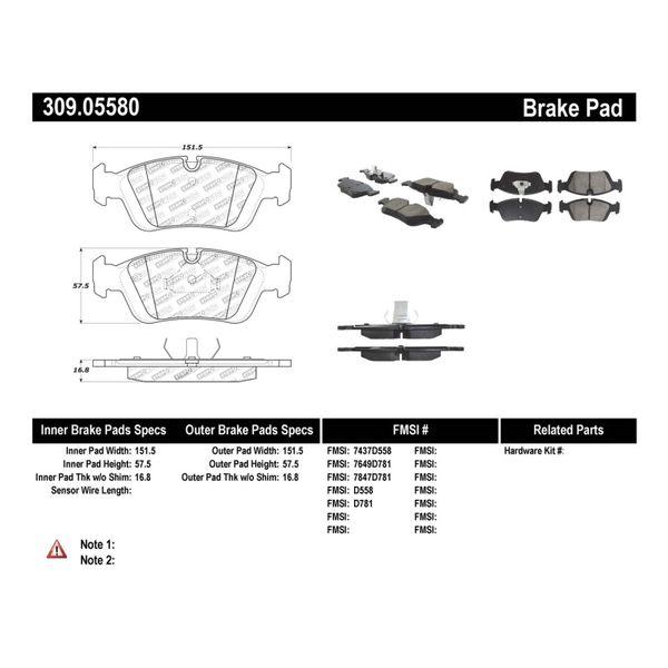 StopTech 96年-02年 BMW Z3/03年-08年 Z4/97年-00年 323/10/90年-99年 325/328 E30/E36 フロント ブレーキパッドメーカー：Stoptechメーカー品番：309.05580・掲載画像...
