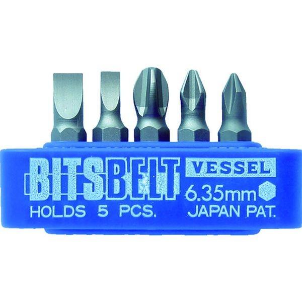 ・交換ビットセットです。・セット内容：［［＋］］1、2、3、［［-］］4、6×25.4mm、ビットベルトホルダ・セット内容(点)：6・特殊鋼・生産国 台湾・JANコード 4907587061805・質量 41g・コード：371-5388 ・...