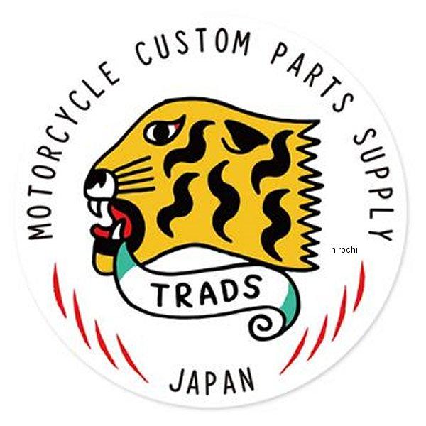 グッズ GOODS TRADS ステッカー Tiger Head Stickersサイズ:Width:6.0、Height:6.0(cm)材質:PVC1枚入り【商品説明】耐水性が高く、表面は光沢のあるグロス仕上げ。グラフィックデザインはタト...
