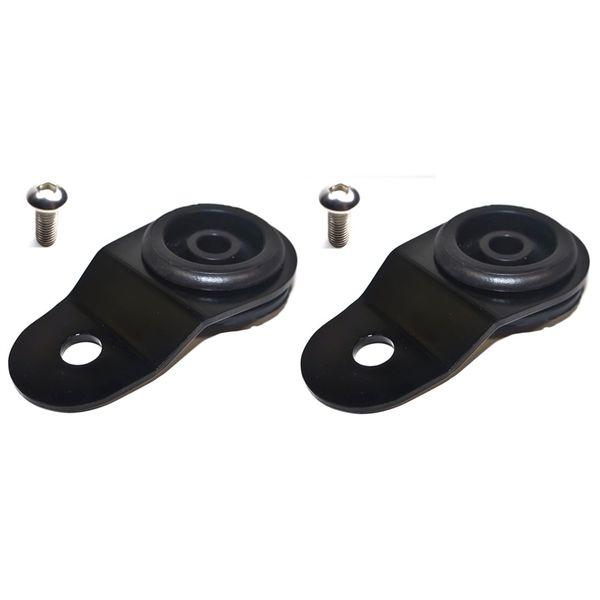 Torque Solution Radiator Mount コンボ with Inserts ブラック : ミツビシ Evolution 7/8/9メーカー：Torque Solutionメーカー品番：TS-EV-009ic・掲載画像は、...