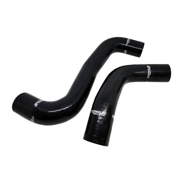Torque Solution 08-14 Subaru WRX / 08-18 STI / 09-13 Forester XT Silicone Radiator Hose Kit - Blackメーカー：Torque Solutionメ...