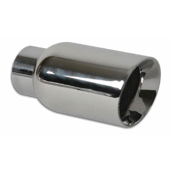 Vibrant 4in OD Round SS Exhaust Tip (Double Wall Angle Cut Beveled Outlet) 3in. ID Inletメーカー：Vibrantメーカー品番：1270・掲載画像は、カタ...