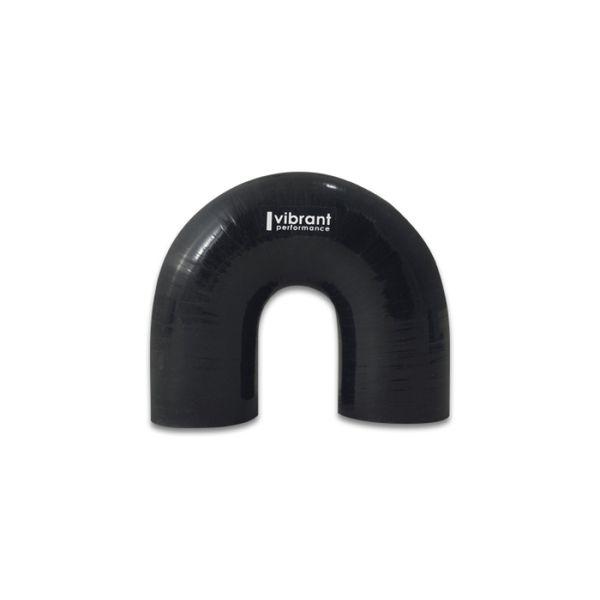 Vibrant 4 Ply Reinforced Silicone Elbow Connector - 3in ID x 4.25in Leg 180 Deg Elbow (BLACK)メーカー：Vibrantメーカー品番：19668・掲載...