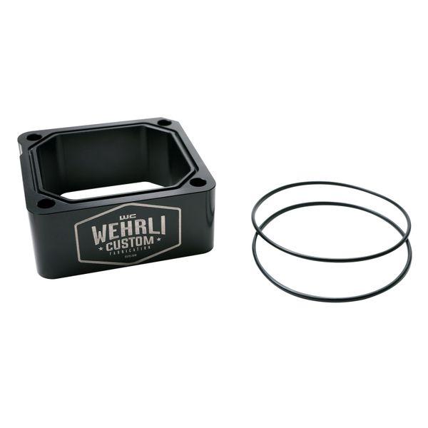 Wehrli 98.5-07 Dodge 5.9L Cummins Billet Intake Spacer Kit - Black Anodized &amp;amp; Engraved Finishメーカー：Wehrliメーカー品番：W...