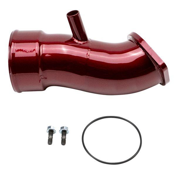Wehrli 20-24 Chevrolet 6.6L L5P Duramax 3.5in Intake Horn w/PCV Port - WCFab Redメーカー：Wehrliメーカー品番：WCF100833-RED・掲載画像は、カタ...
