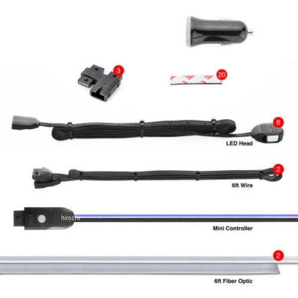 XK Glow Fiber Optic Roll 6pc LED Head XKchrome Controlled Fiber Optic LED Accent Light Kit 2pc 6ftメーカー：XKGLOWメーカー品番：XK-F...