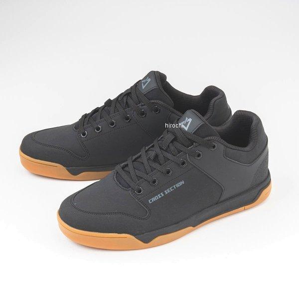 A8775 クロスセクション CROSS SECTION ベイシス フラットペダルシューズ ブラック 25.5cmカラー：ブラック足幅：2E重さ：約340g(26.5cm)素材：アッパー / ポリウレタン・ライニグ / ポリエステル・ソール...