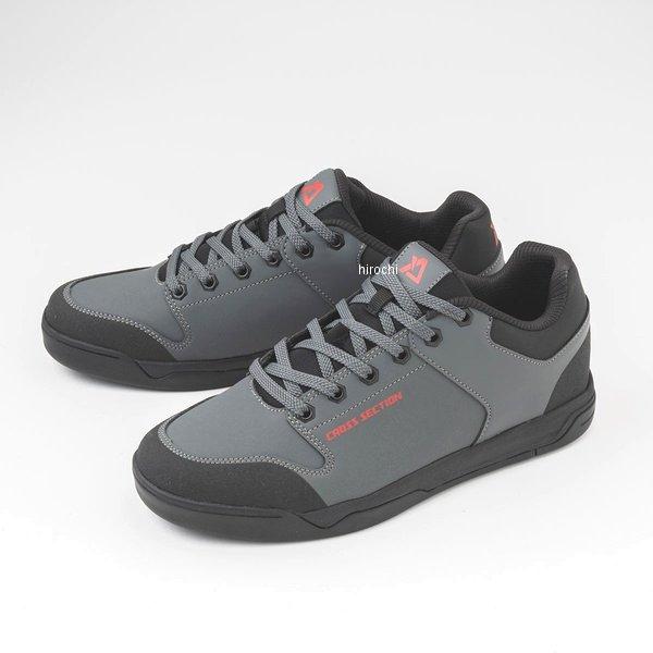 A8782 クロスセクション CROSS SECTION ベイシス フラットペダルシューズ グレー 25.0cmカラー：グレー足幅：2E重さ：約340g(26.5cm)素材：アッパー / ポリウレタン・ライニグ / ポリエステル・ソール /...