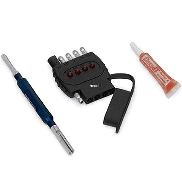 トーイングメンテナンスキットです。【キット内容】・4/5ピンテスター・ターミナルクリーニングツール・DeoxIT電動接点クリーナー(チューブタイプ、2ml入り)4/5ピンの車両側のサーキットのテストやクリーニングに使用します。トラックやトレ...