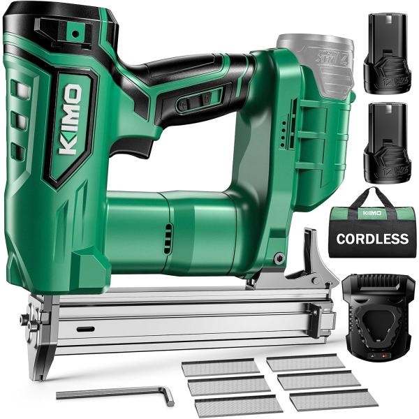 詳細情報ブランド:KIMO製品型番:QIMO-9419色:Greenスタイル:12V-2.0Ah*2本体重さ:1.8KG付属品:電動タッカー製品サイズ:13.2 x 29.1 x 33 cm; 3.99 kgKIMO 電動タッカーは三重の安...