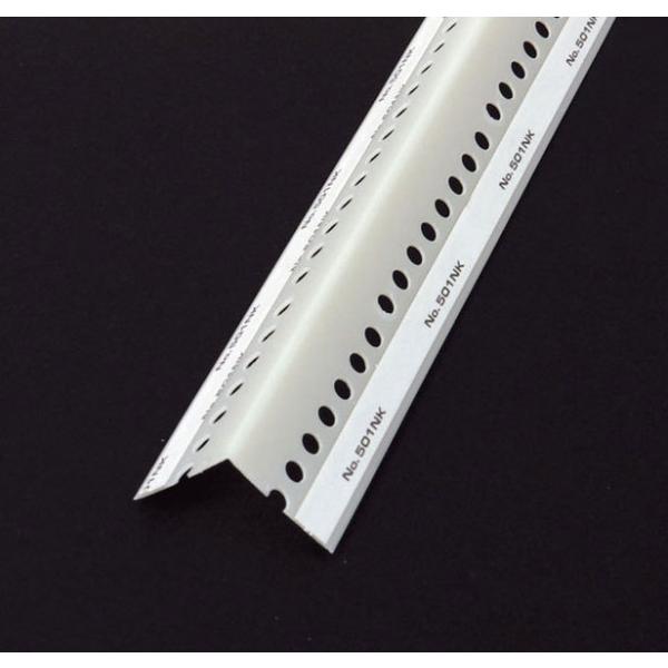 内装用コーナーガード　コーナー材　NGTコーナー　A入隅26PT（穴有・糊付）　（１００本入）広島　クロス下地コーナー材　非塩ビ樹脂製100本入サイズ：定尺2.5m長　この商品は法人様宛のみ送料無料でメーカー直送品です。（北海道・沖縄。離島...