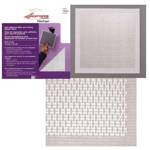 ファイバーテープ　リペアパッチ　小広島　ファイバーテープ　リペアパッチ　小壁面にあいた穴の補修にお使いください。ファイバーグラスをメッシュ状に編んだシートに薄いアルミ板を貼り付けてあります。貼り付け面には、糊が付いていますので、簡単に貼れま...