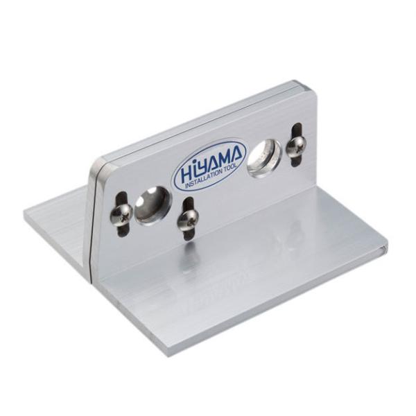 テンプレート　Ｌ−５０壁際カット・ジョイント落とし込み用定規広島　巾定規・プレートの間に直刃が挟んであり、壁際に押し当てて片手で押し切り、引き切りするだけで容易にカットができます。・コンパクトな為、洗面所、トイレ、階段等の狭い場所での使用が...