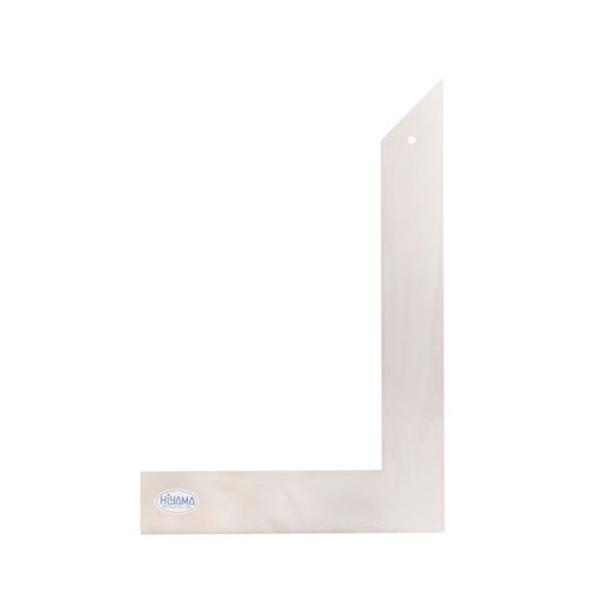 ステン　Ｌ定規　大広島　巾落とし　ケガキ　ジョイントカット● サイズ：360×240×50×1.2mm