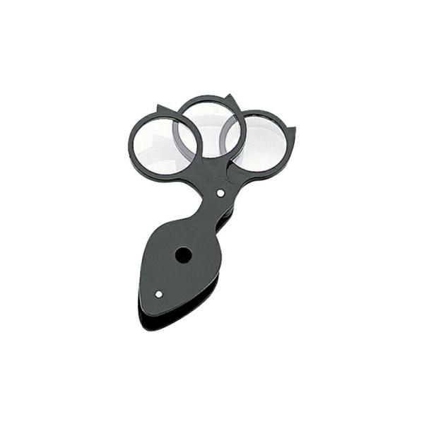 ルーペ D 高倍率収納型 3枚組3.5倍 75531広島　 シンワ測定　特長●高倍率で小さく、収納タイプなので携帯に便利です。●重ねる事で倍率がアップします。2枚で7倍、3枚で10.5倍になります。●ガラスレンズです。仕様●本体サイズ 59...