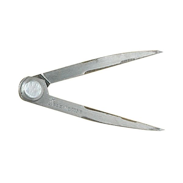 鋼製コンパス C　10cm 77517広島　 シンワ測定　特長●先端部に焼入加工が施されています。仕様●本体サイズ 100×17×12.5mm●使用範囲半径 100mm●製品質量 70g●材質：炭素鋼（先端焼入加工）特長●先端部に焼入加工が...