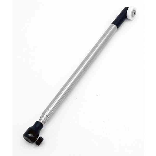 伸縮式簡易ケガキ棒　伸縮バカ棒クロスの貼り出しの位置決めにサッと取り出し、便利なケガキ棒鉛筆を固定して使用しますいろんなケガキに！鉛筆は別途ご用意ください伸縮幅：245〜935mm