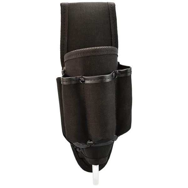 プロユース スリムコーデュラ腰袋強度・耐久性に優れたCORDURA〓素材を使用した腰袋です。ポケット付きのコーク入れです巾9×高さ19cm