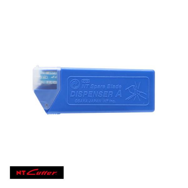ＮＴ　BA-160 小型A/10枚/刃先処理器付　使いやすい事務・軽作業用カッター替刃。広島　ＮＴ替刃小型A小型A刃（刃厚0.38mm）。10枚入。刃先処理器つき替刃ケース。ケースにたまった刃は分別廃棄できます。適合本体 FA-120P, ...