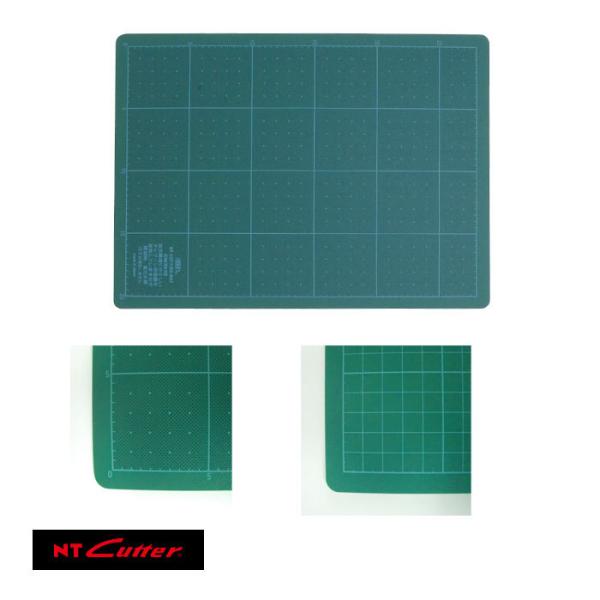 ＮＴ　CM-301G　A4　自然環境にやさしい「再生オレフィン系樹脂」を使用したカッティングマット。広島　ＮＴ カッティングマットA4自然環境にやさしい「再生オレフィン系樹脂」を使用したカッティングマット。両面使用可。切り抜きに便利な両面目...