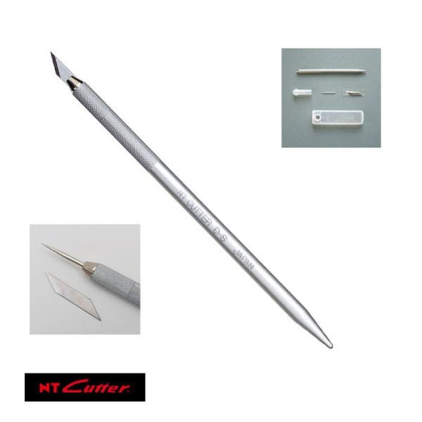 ＮＴ　DS-800P　Φ6mmの細軸タイプのデザインナイフ。一段と細かいプロ作業に最適。丈夫なアルミ削り出しホルダー。広島　ＮＴ デザインナイフスリムメタルΦ6mmの細軸タイプのデザインナイフ。一段と細かいプロ作業に最適。丈夫なアルミ削り出...