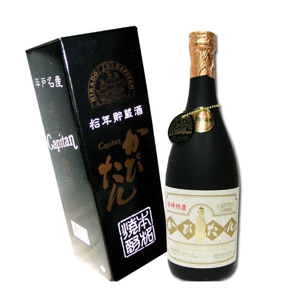 常圧蒸留した麦焼酎を樫樽で10年貯蔵熟成させました。樫樽由来のブランデーを思わせるような甘いバニラ香とまろやかな味わいは比類がありません。35度ですので豊潤な味わいが十分に楽しめます。